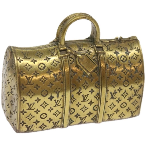 Louis Vuitton | Accessories | Louis Vuitton Paper Weight Gold Tone Lv ...
